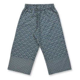 Kids pants with wave print, model LENE | SENSE ORGANICS